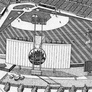 New York Mets Art, Shea Stadium Art Print, NY Mets Fan Gift, Baseball ...