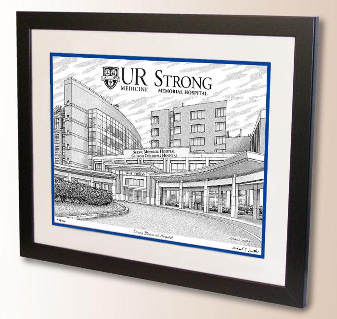 Strong Memorial Hospital - University of Rochester Wall Art - Hand ...