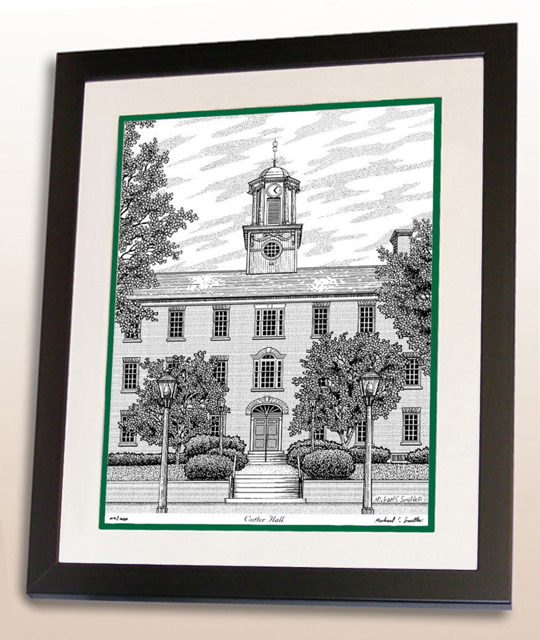 Ohio University Hand Signed Wall Art Print, Ohio University Alumni ...