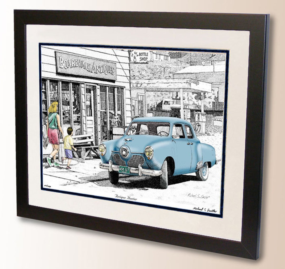 Studebaker Champion Vintage 1951 Wall Art - Hand Signed Limited Edition ...
