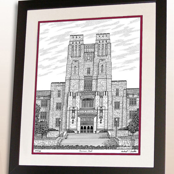 Virginia Tech Poster - Etsy