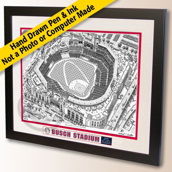 St Louis Art Busch Stadium - Etsy