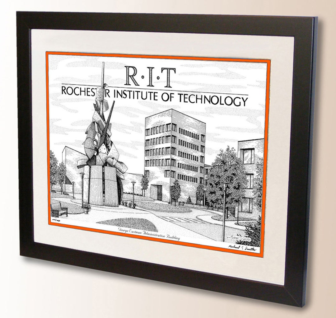 RIT - Rochester Institute of Technology Wall Art - Graduation Gift ...