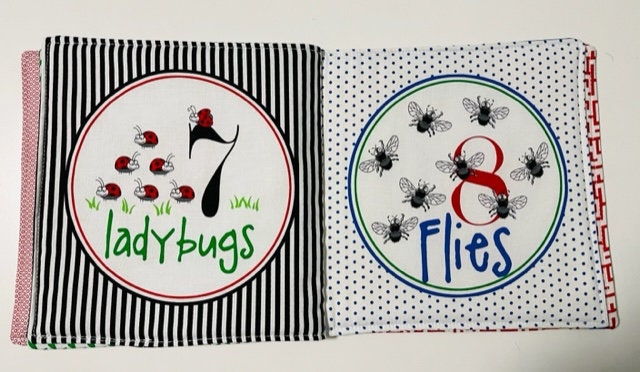 Cloth let's Count Storybook Number Color Pattern Word Four-in-one ...