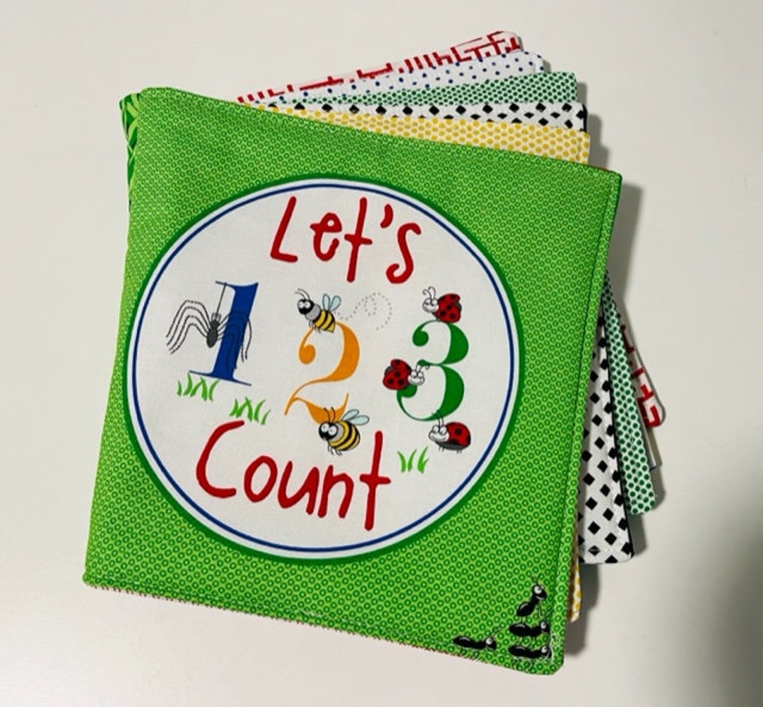 Cloth let's Count Storybook Number Color Pattern Word Four-in-one ...