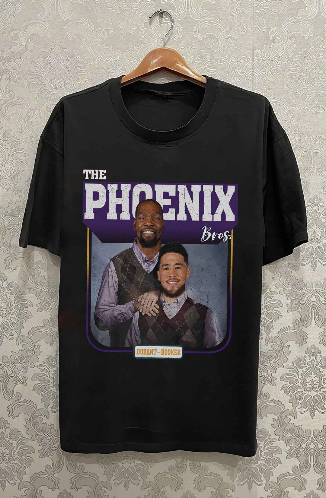 Devin Booker Kevin Durant Phoenix Basketball Shirt, the Suns Step Bros ...