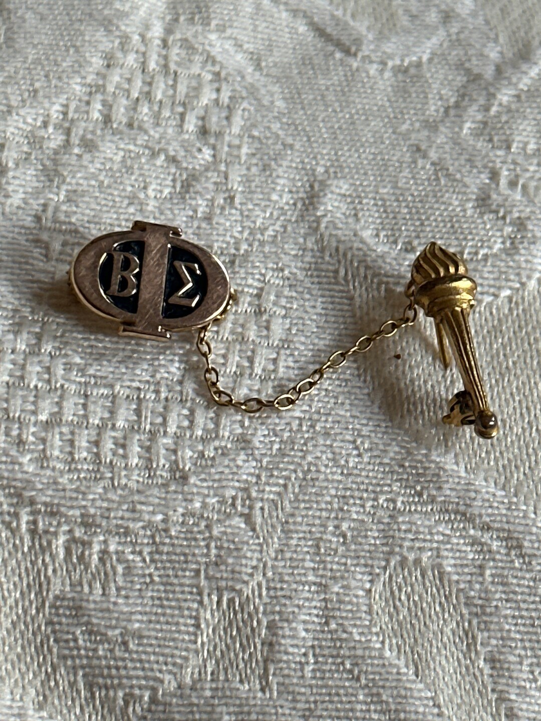 Vintage Beta Phi Sigma Pharmacology Fraternity Pin Enameled Gold - Etsy