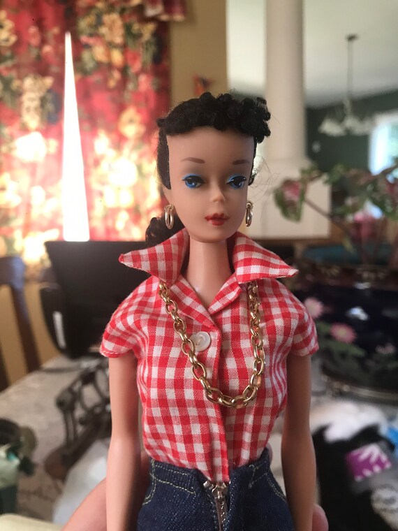 Original Vintage Barbie Francie Gold Chain Necklace M… - Gem