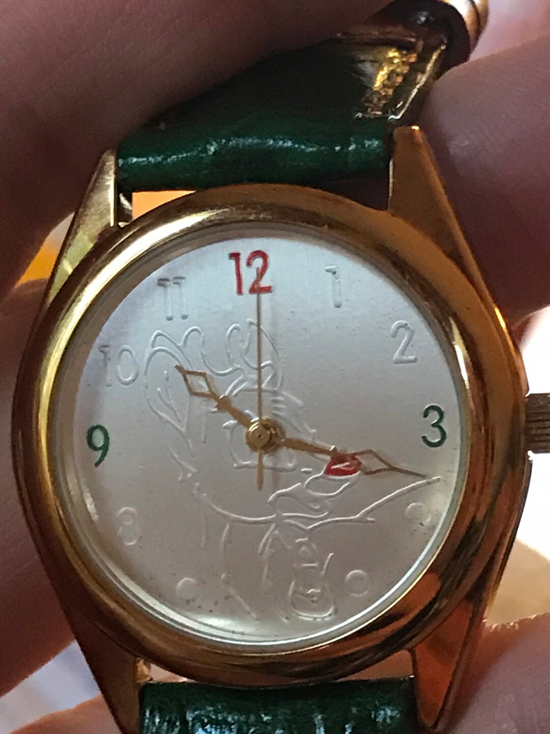 Vintage Collector's RUDOLPH the Rednosed Reindeer Christmas Watch by ...