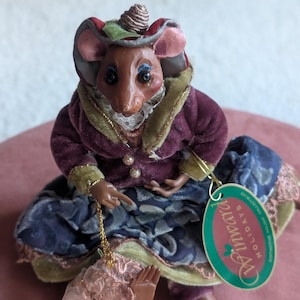 Velvet Mouse Figurine - Etsy UK