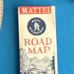 Vintage Barbie Open Road Map Mattel 1959 - Etsy