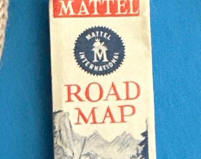 Vintage Barbie Open Road Map Mattel 1959 - Etsy