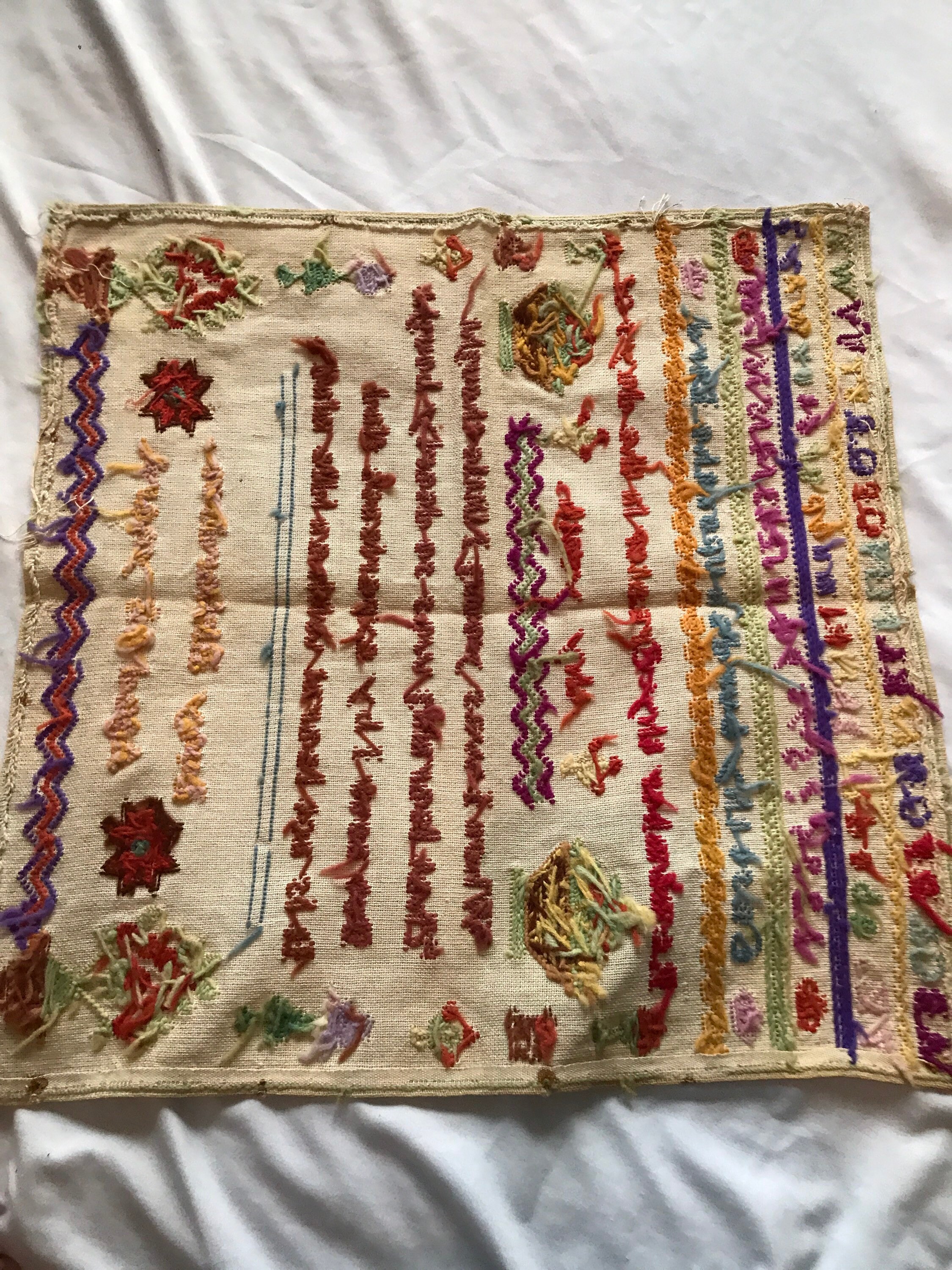 Antique Early 18th-19th Century Alphabet Sampler by Lucy - Etsy