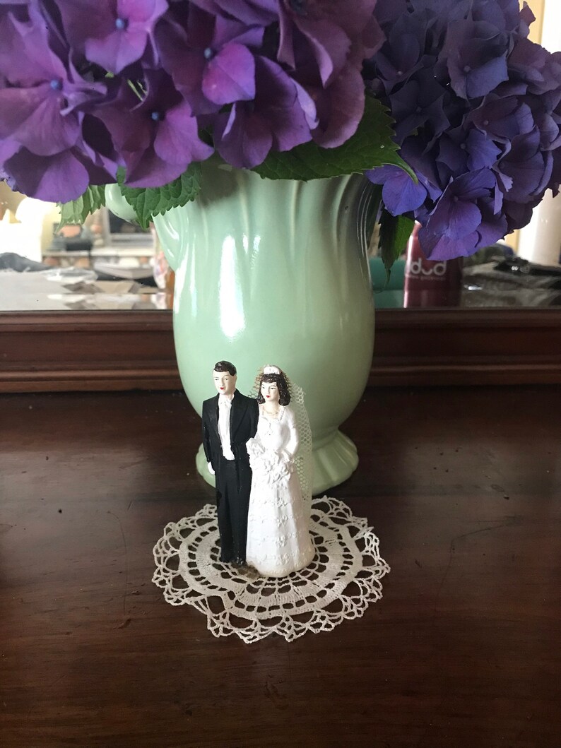 Vintage German Bride and Groom Cake Topper - Etsy