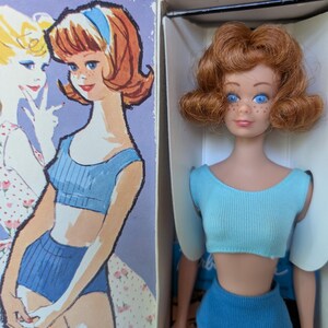 RARE First Issue MIDGE Doll Titian W/teeth Orig Blue Headband Box Liner ...