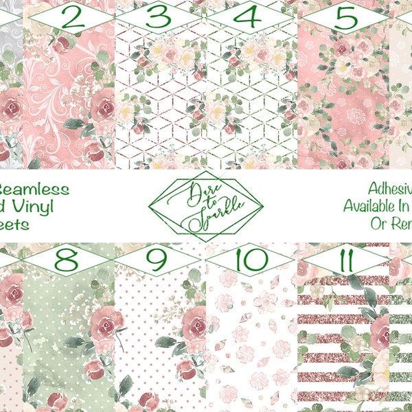 Pattern Vinyl - Etsy