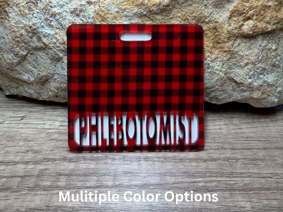Lab Badge Buddy•phlebotomist Badge Buddy•gift for Phlebotomist•fun ...