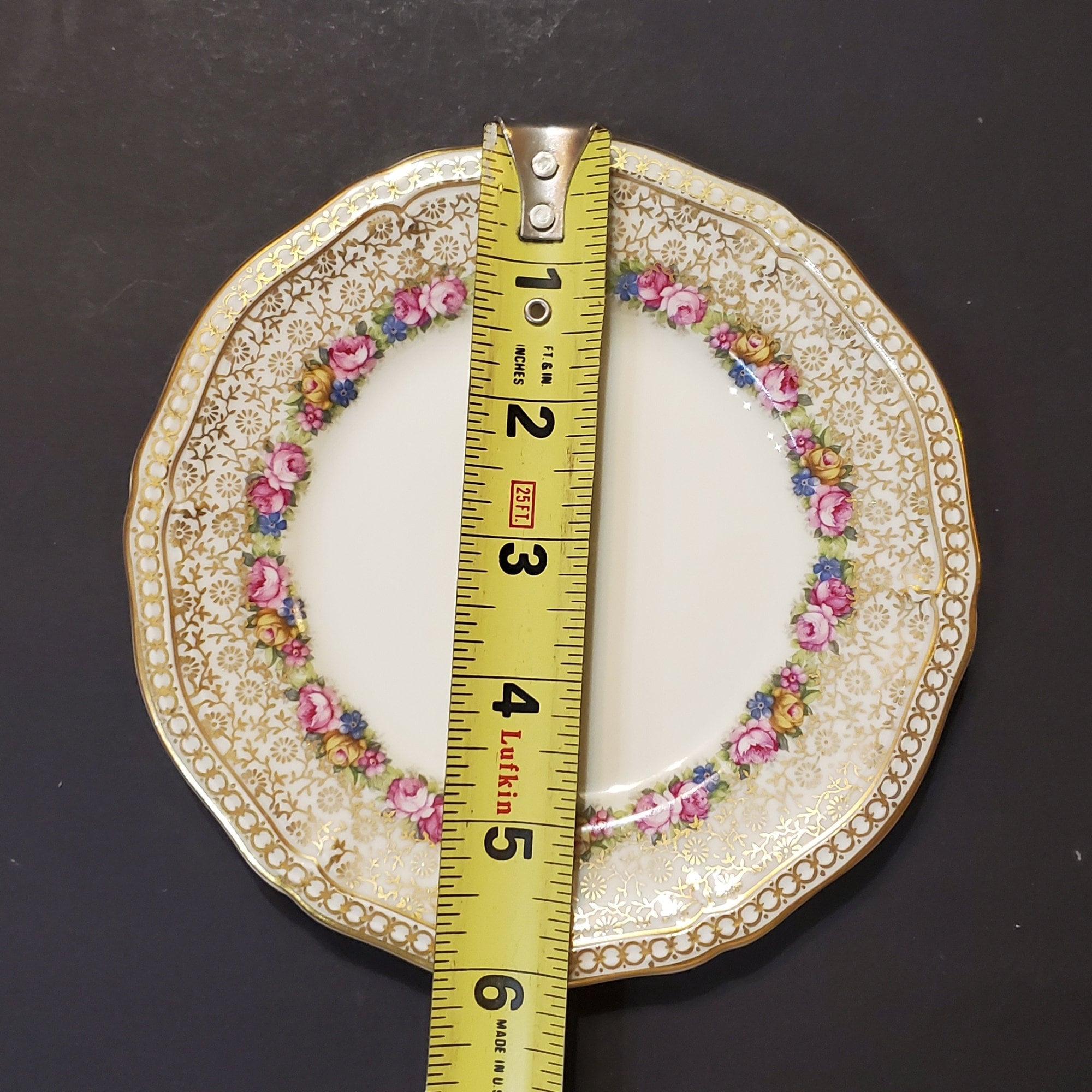 Rosenthal Ivory Continental Rose Point Bread & Butter Plate / Bavaria ...