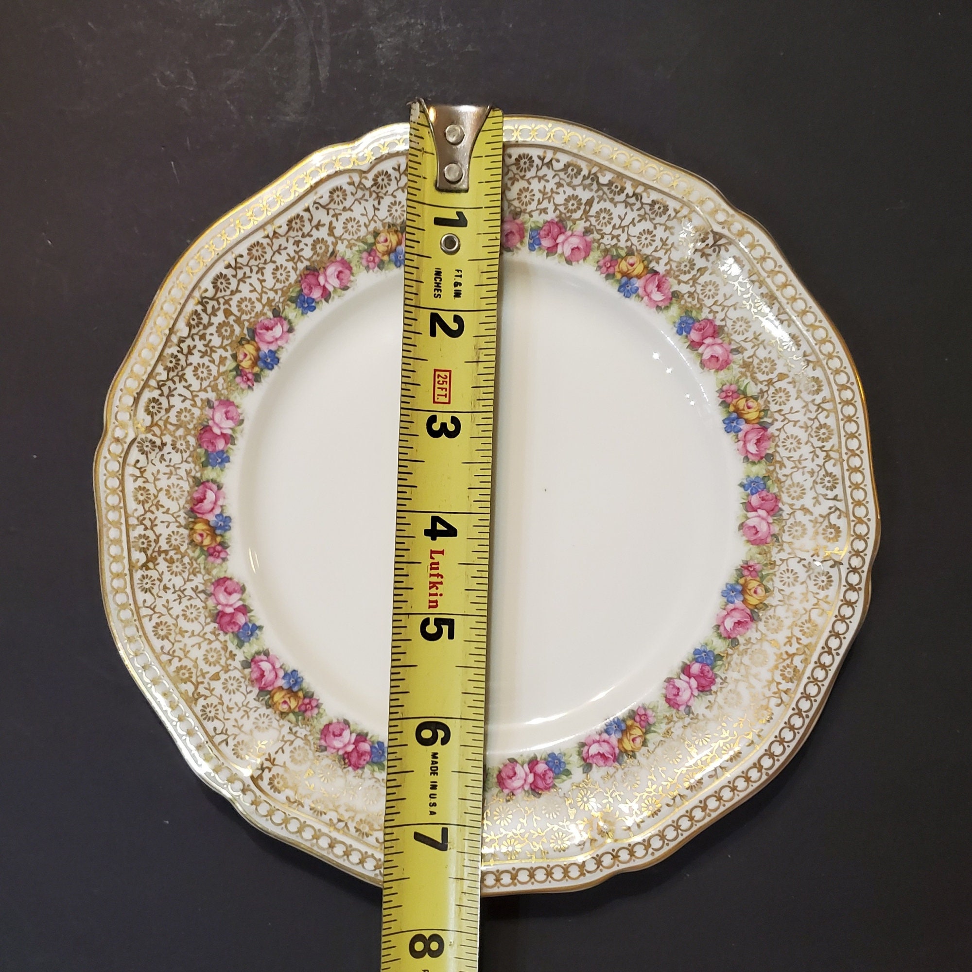Rosenthal Ivory Continental Rose Point Salad Plate Bavaria - Etsy