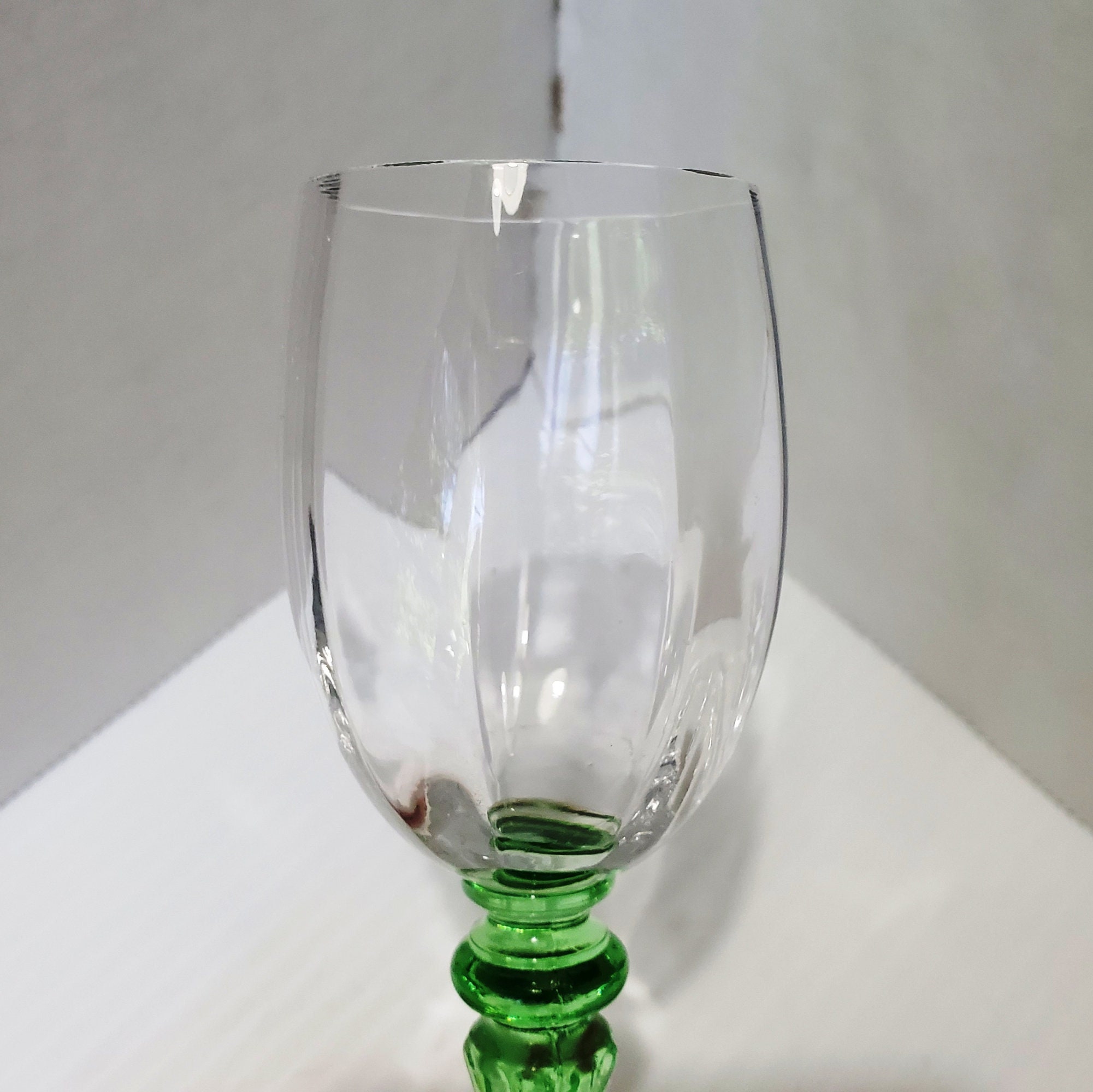 Four 4 5 Tiffin Glass psyche Green / - Etsy