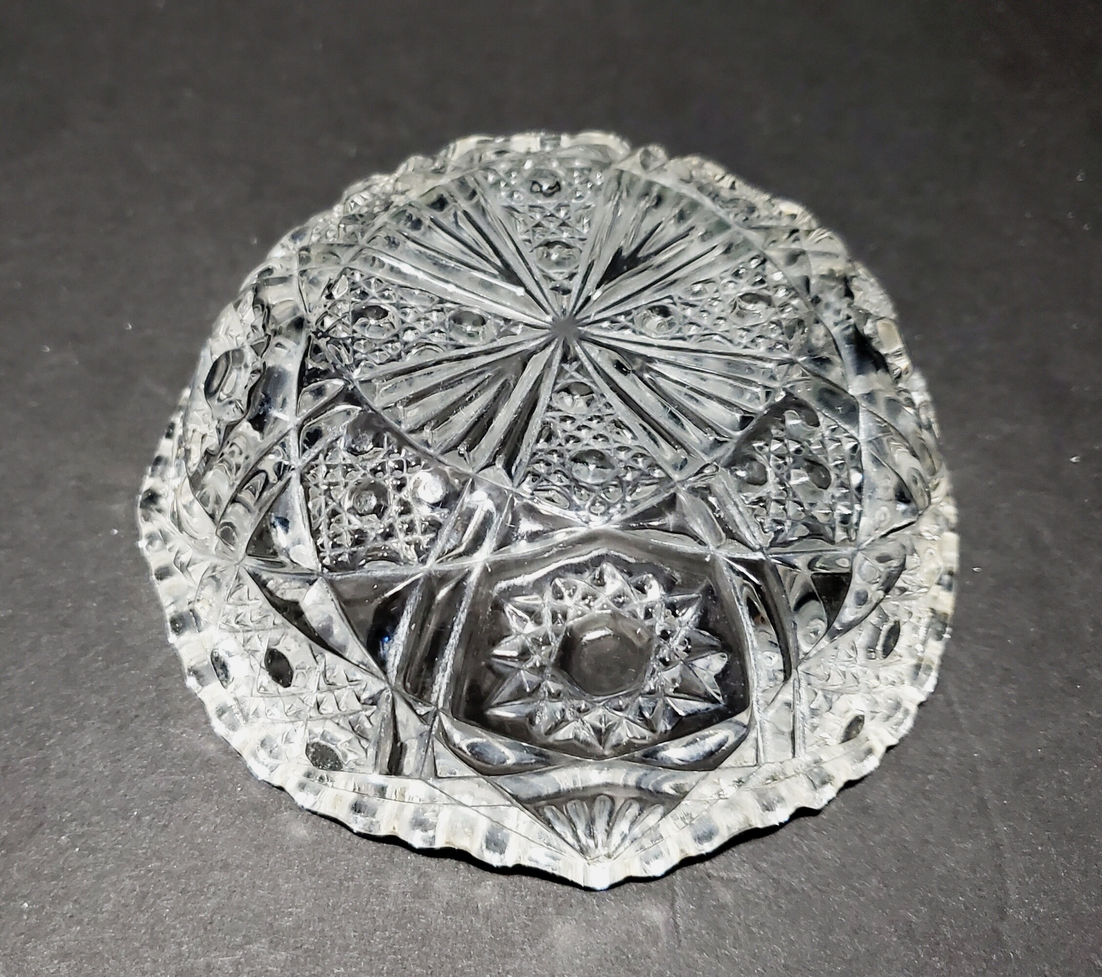 Vintage EAPG Daisy & Button / Hobstar / Fan / Pressed Glass - Etsy