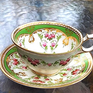 George Jones & Sons / Davis Collamore / Cup and Saucer Set / Pattern ...