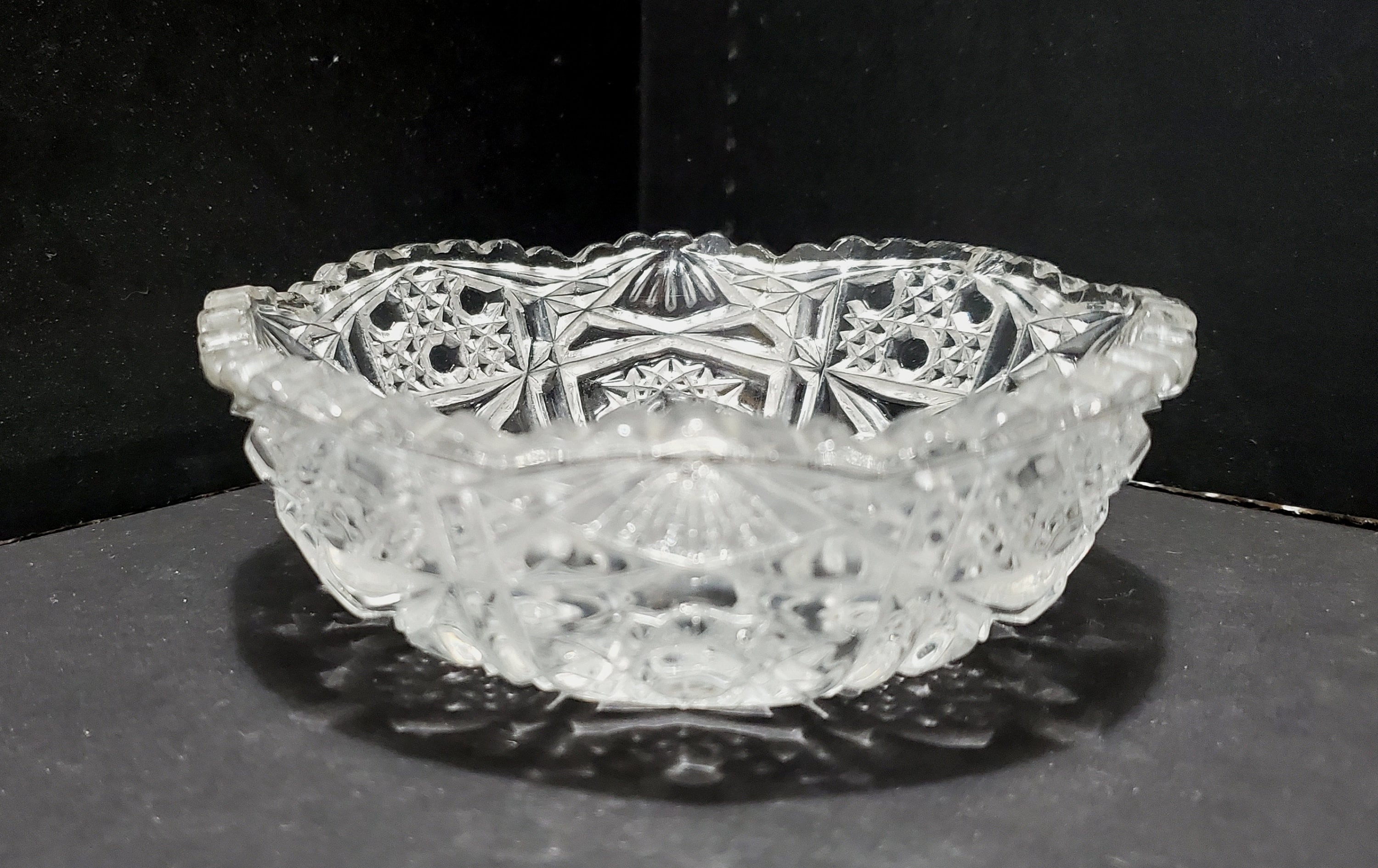 Vintage EAPG Daisy & Button / Hobstar / Fan / Pressed Glass - Etsy