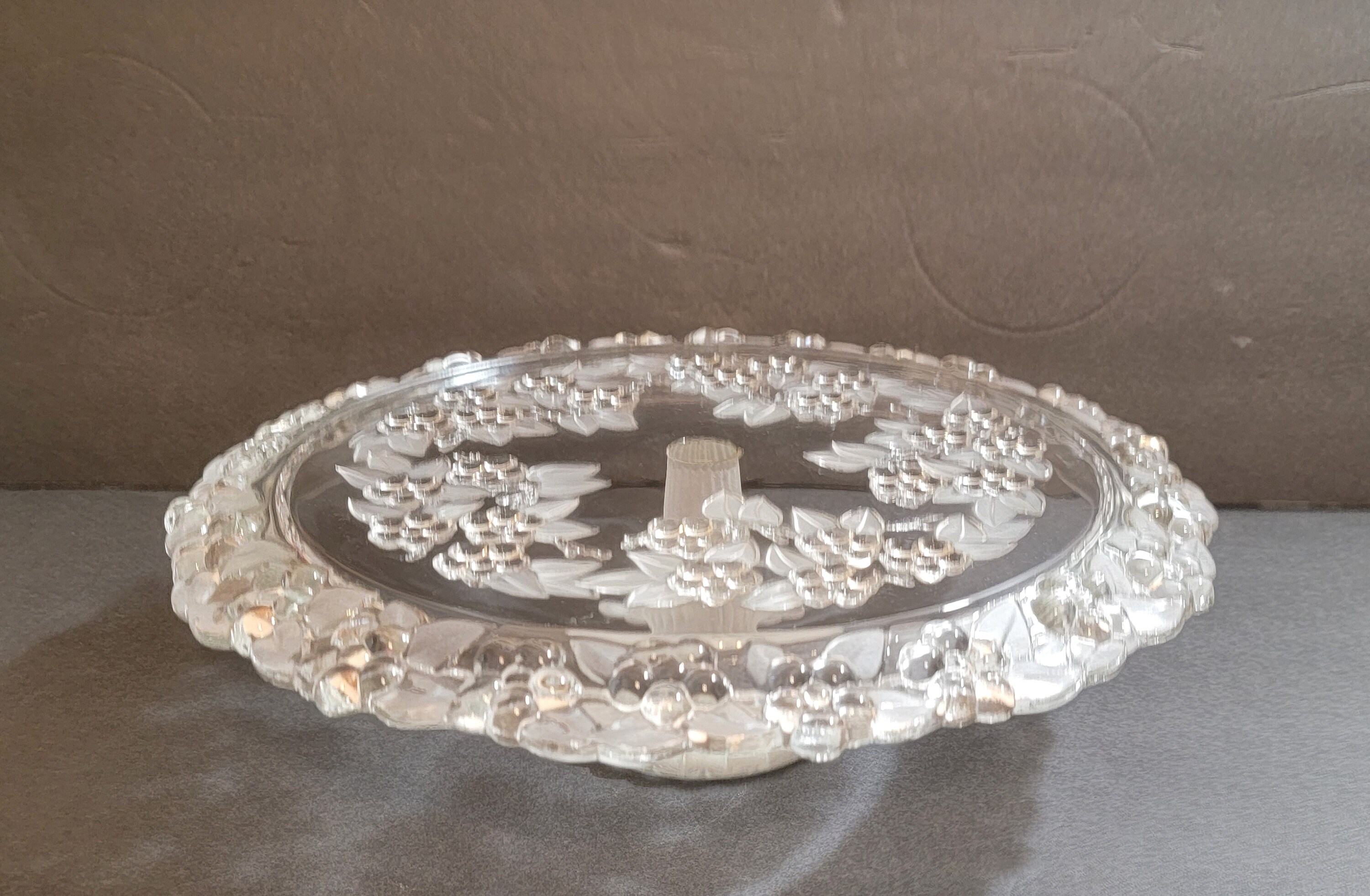 Mikasa carmen Crystal Cake Stand - Etsy