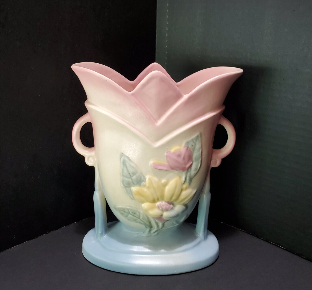 Hull Pottery 8-3/4" Dusty Rose "magnolia" Planter / Vase / # 7 - Etsy