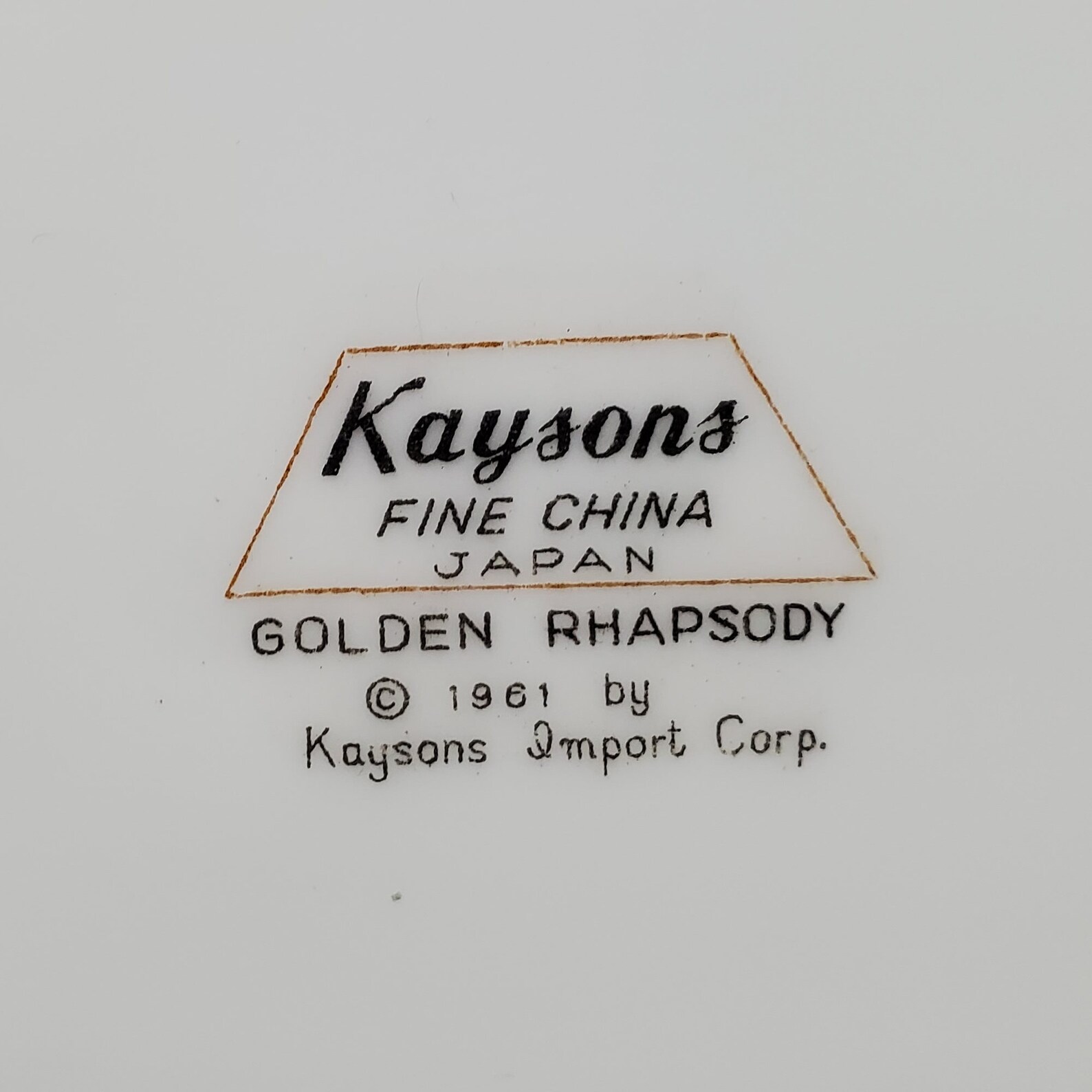 Kayson's Fine China golden Rhapsody Oval - Etsy