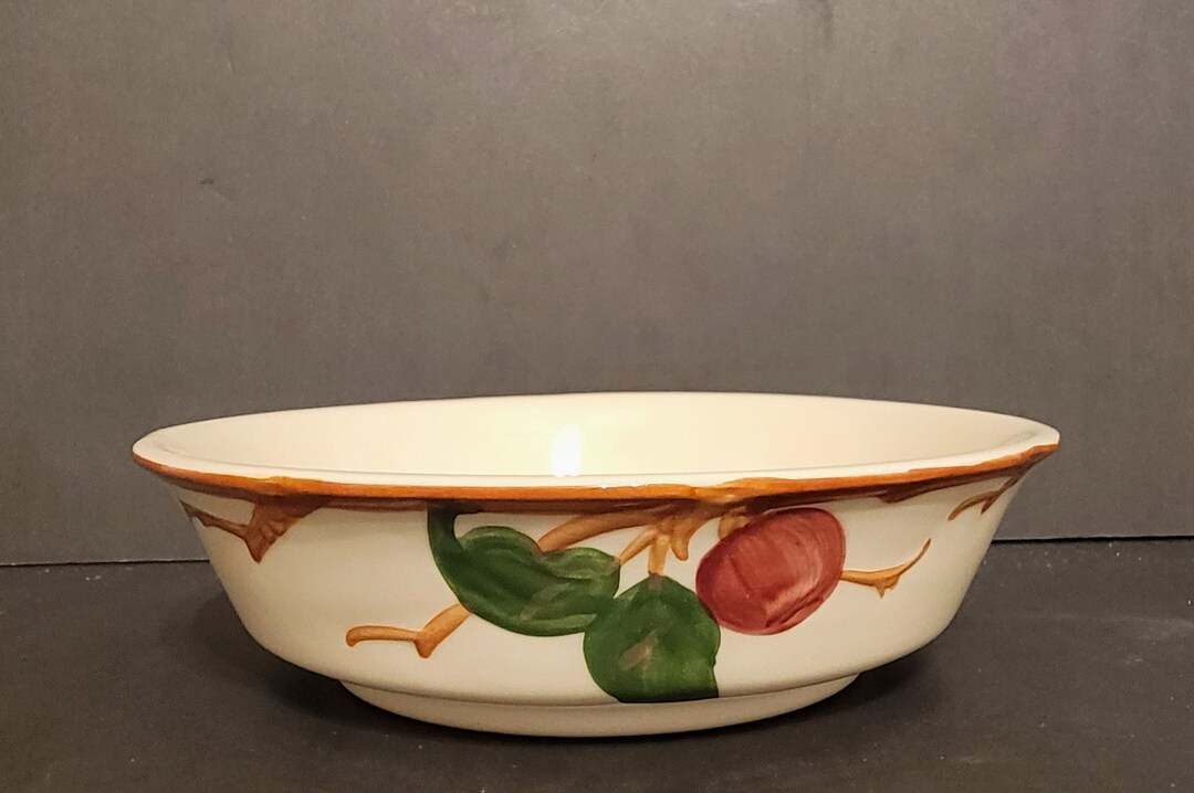 7-5/8" Gladding Mc Bean Franciscan Pottery "apple" Shallow Round ...