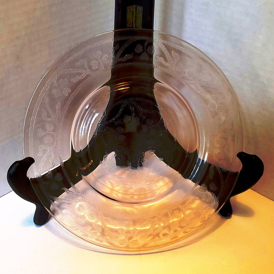 Pink Hazel Atlas Cloverleaf Depression Era 8" Salad Plate - Etsy