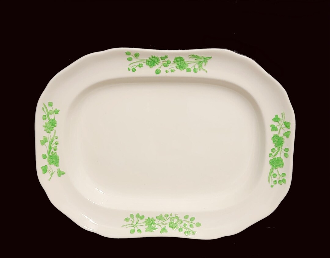 12-1/2" Spode "shamrock" Serving Platter / Circa 1928 / England - Etsy