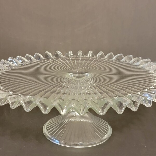 Crystal Cake Stand - Etsy