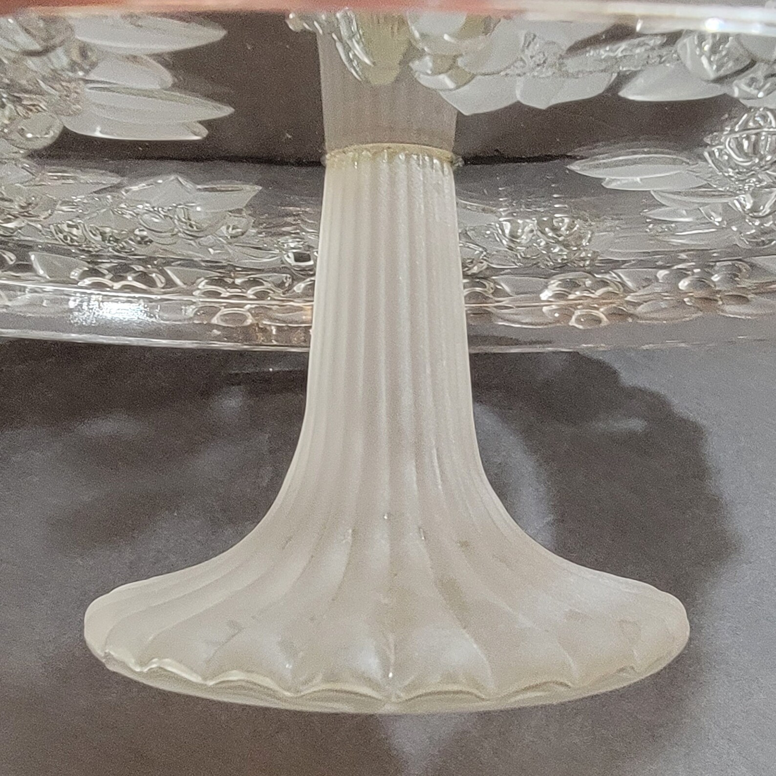 Mikasa carmen Crystal Cake Stand - Etsy
