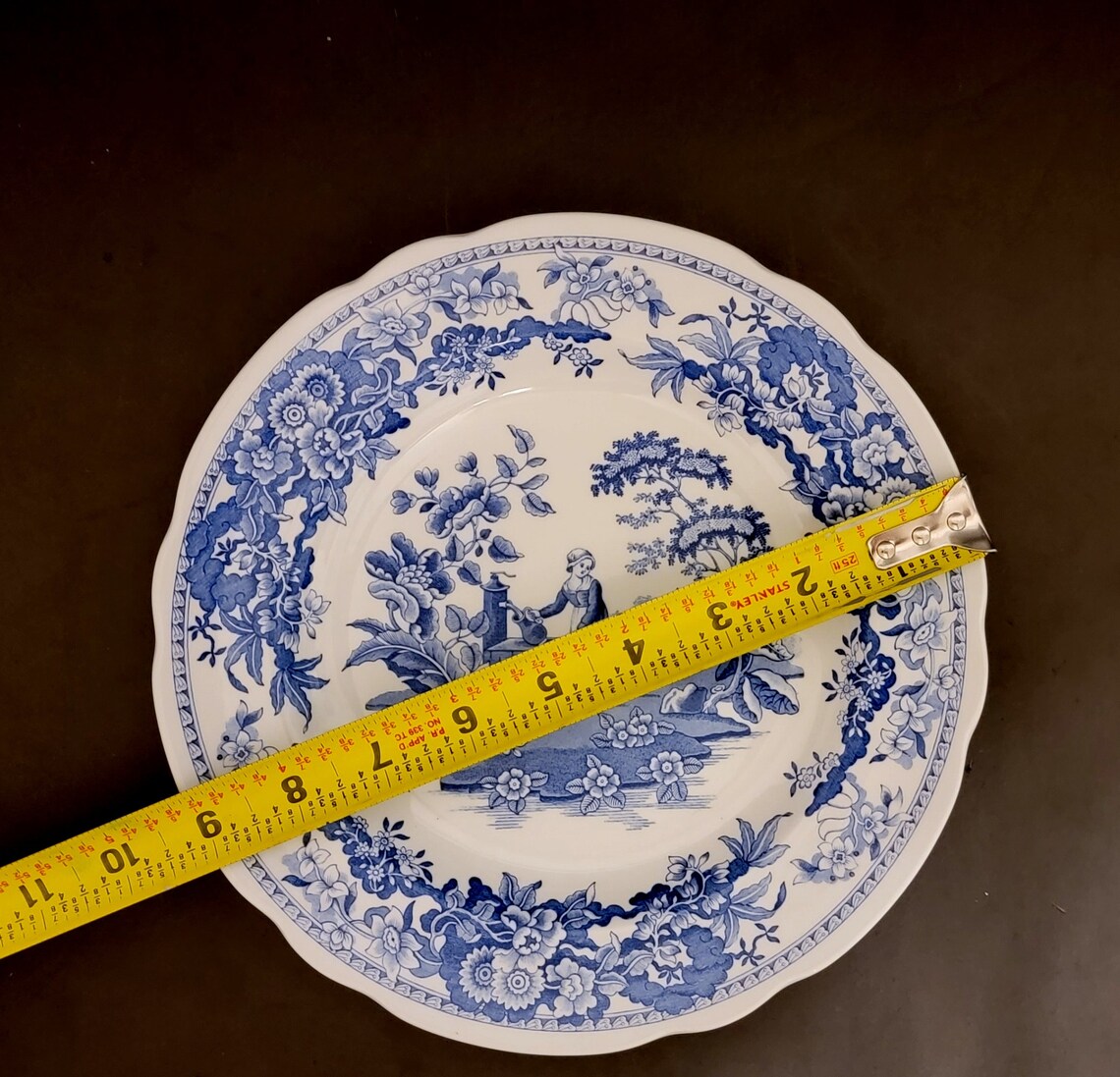 9-1/4" Spode Blue Room Collection "girl at the Well" Luncheon Plate - Etsy