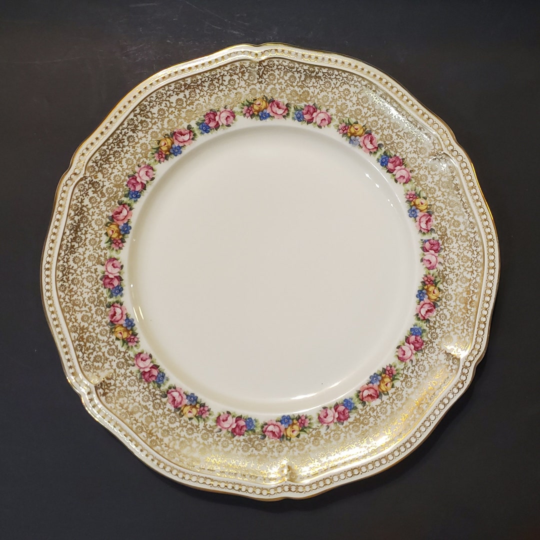 Rosenthal Ivory Continental Rose Point Salad Plate Bavaria - Etsy