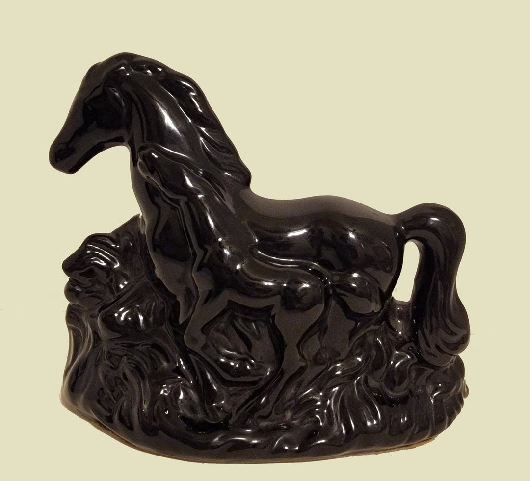 Black Phil-mar Mare & Colt Mid-century Ceramic TV Lamp - Etsy