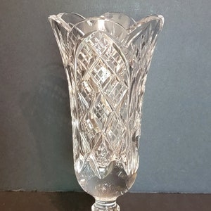 7-3/4" Heritage Irish Crystal "cathedral Suite" Vase / Rare!!! - Etsy