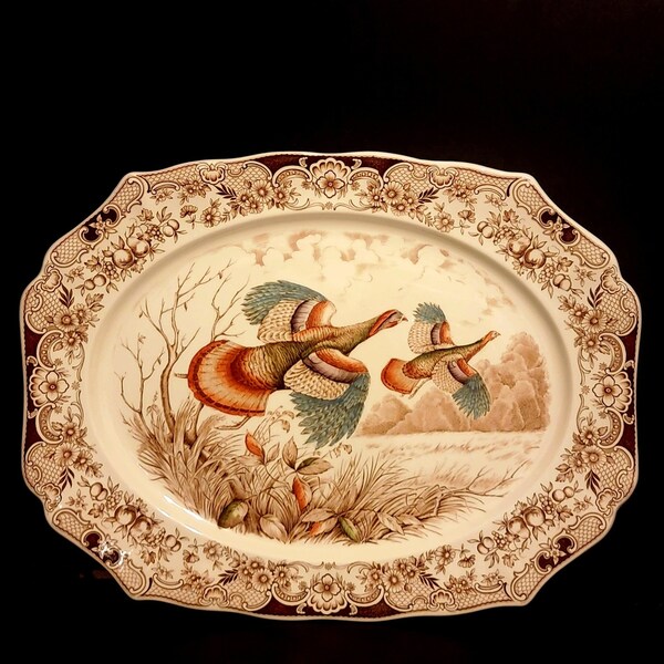 Johnson Brothers Wild Turkey - Etsy