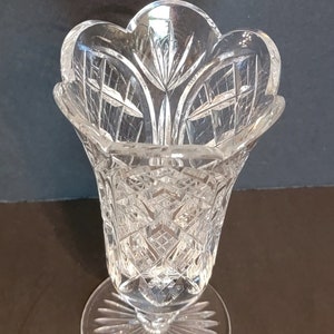 7-3/4" Heritage Irish Crystal "cathedral Suite" Vase / Rare!!! - Etsy