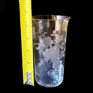 Seven (7) Tiffin Glass "roses" Flat Paneled Tumblers / RARE PATTERN - Etsy