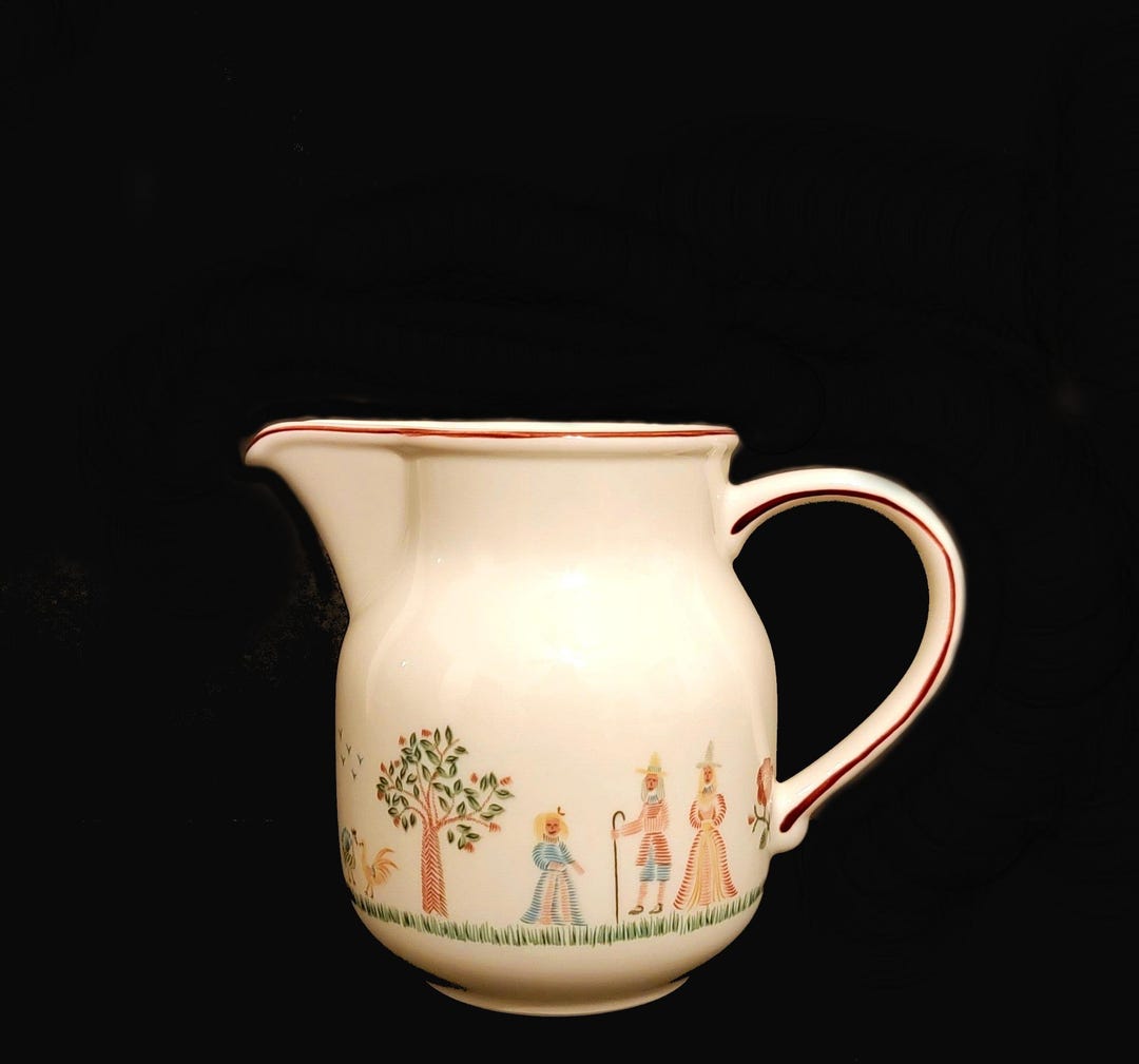 5" Villeroy & Boch "american Sampler" Milk Pitcher / Luxembourg - Etsy