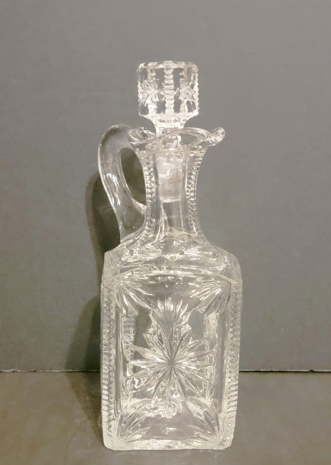 9" EAPG Model Flint "grace" Decanter / Cruet / Catsup - Etsy