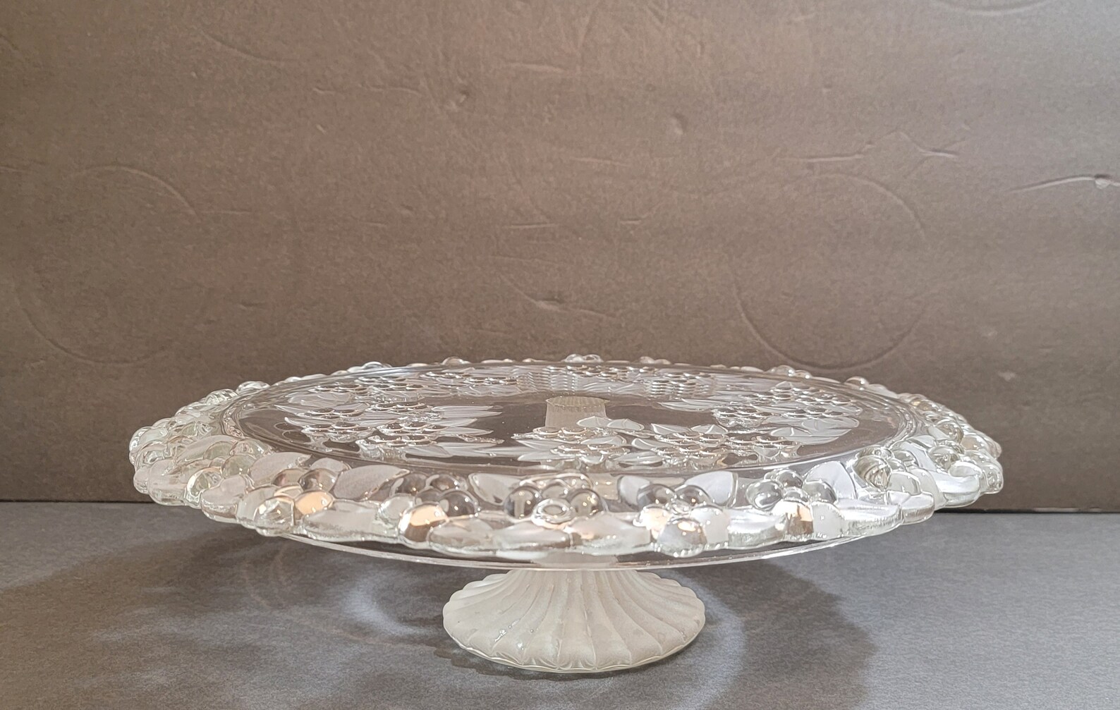 Mikasa carmen Crystal Cake Stand - Etsy