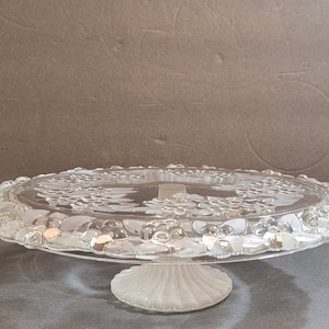 Mikasa "carmen" Crystal Cake Stand - Etsy