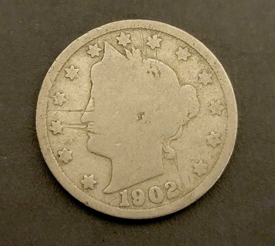 1902 United States V Nickel - Etsy