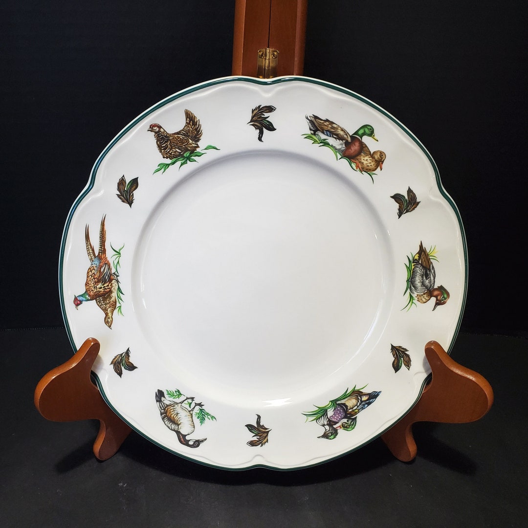 10-3/4" Johnson Bros. "brookshire Ducks" Dinner Plates / Made in ...
