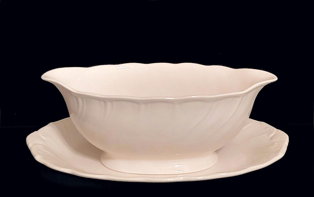 Nikko Ceramics Blossom Time White Satin Gravy Boat Japan - Etsy