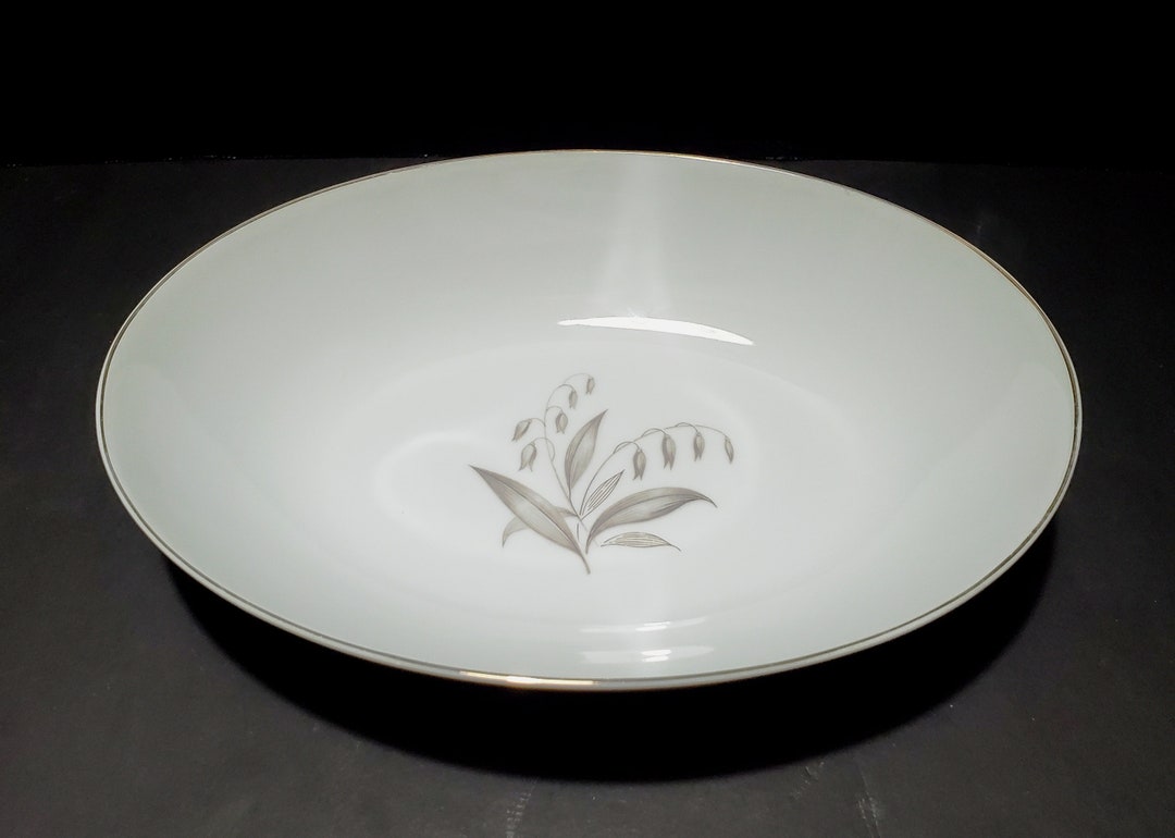 Kayson's Fine China "golden Rhapsody" Oval Serving Bowl / Two Available ...